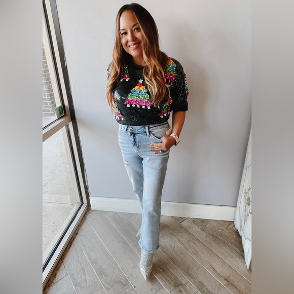QUEEN OF SPARKLES | Sweaters | Queen Of Sparkles Full Sequin Multi ...
